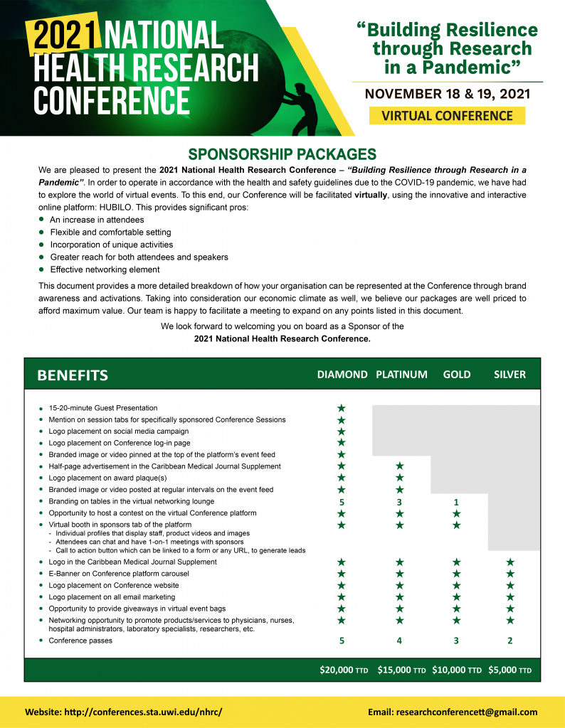 National Health Research Conference 2021 - NCRHA